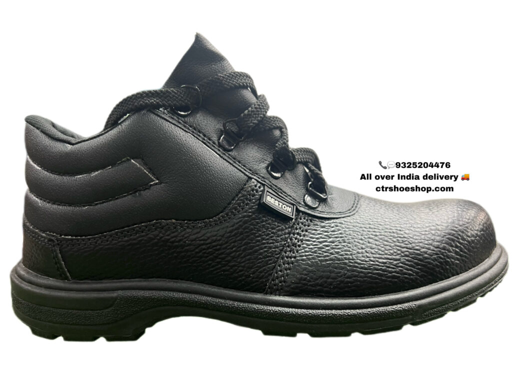 Hillson Beston Full black Safety shoes – Ctr Shoe