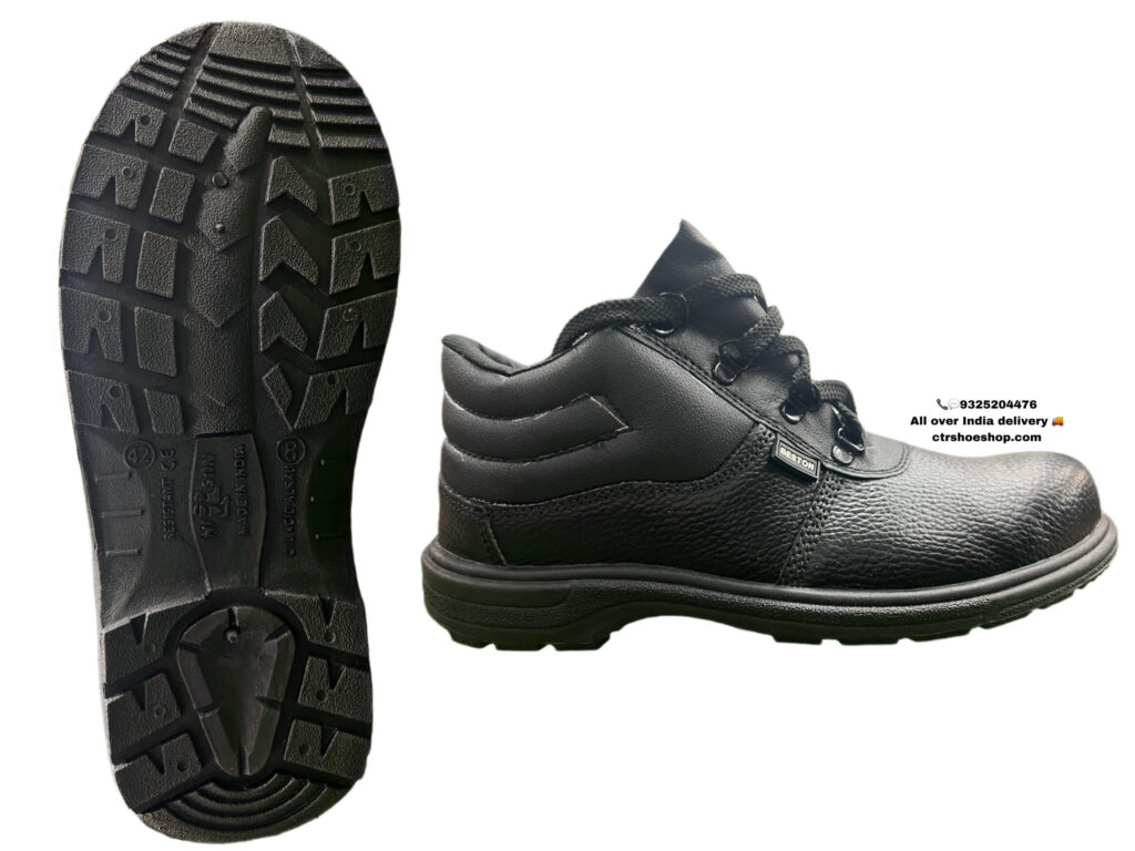 Hillson Beston Full black Safety shoes – Ctr Shoe